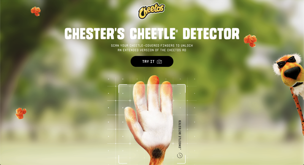 Augmented Reality ‘Cheetle’ Detector: Frito-Lay and Cheetos Super Bowl ...
